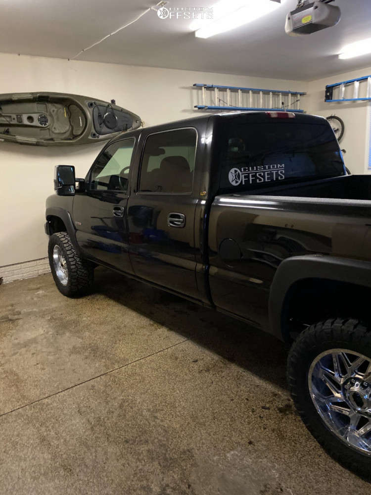 2002 Chevrolet Silverado 2500 HD with 20x9 1 Vision Spyder and 33/12 ...