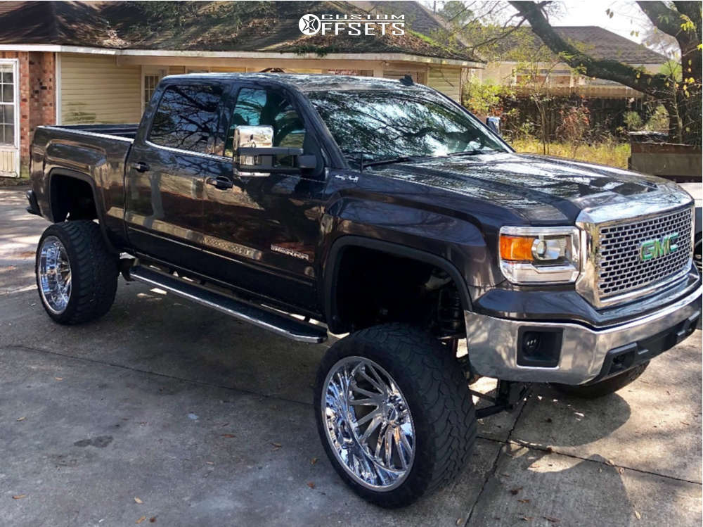 2015 GMC Sierra 1500 with 24x14 -72 Tuff T2A and 35/13.5R24 Toyo Tires ...