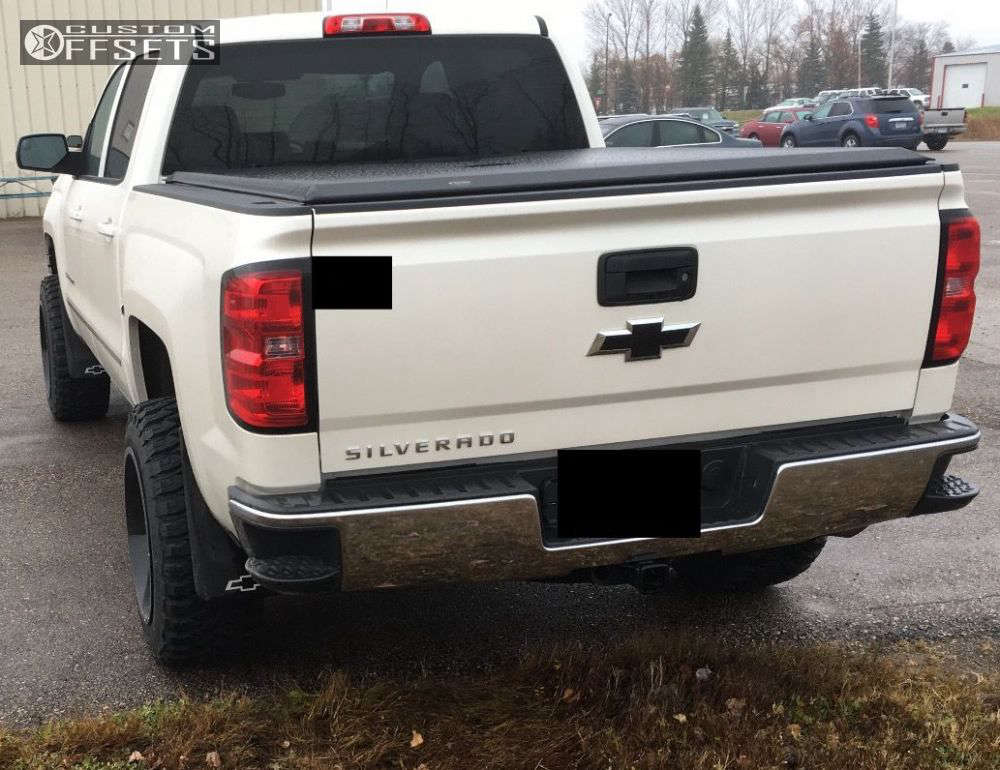 2014 Chevrolet Silverado 1500 with 20x12 -51 Vision Rage and 33/12.5R20 ...