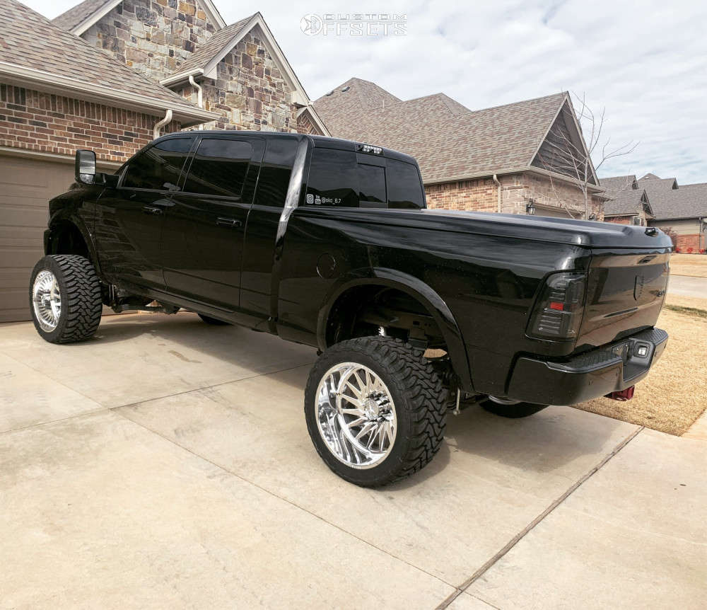 2014 Ram 2500 with 24x14 -90 American Force Morph Cc and 375/40R24 Toyo ...