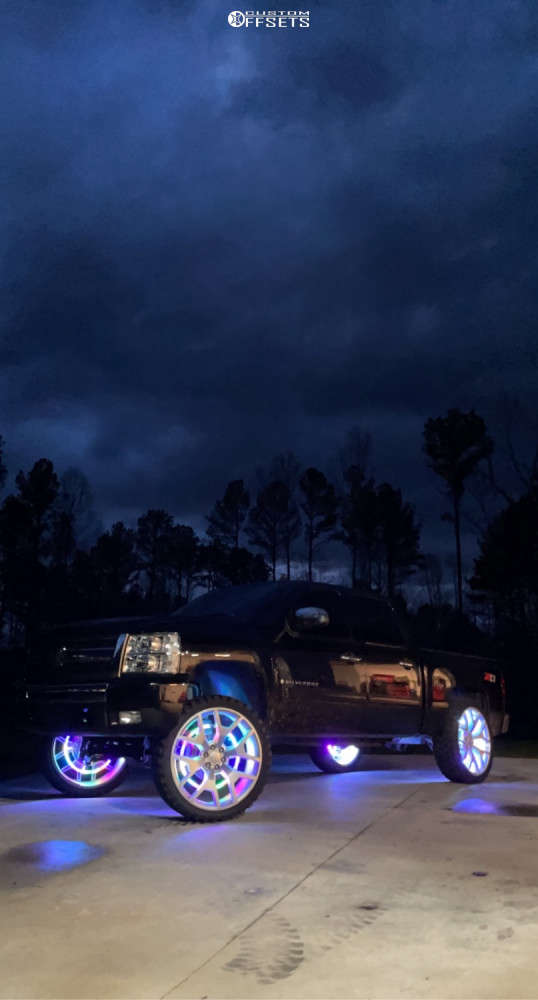 2009 Chevrolet Silverado 1500 with 26x10 30 OE Revolution G09 and 35/13 ...