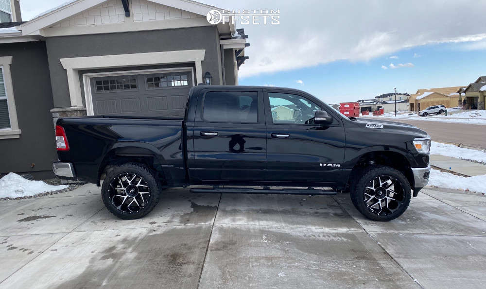 2019 Ram 1500 with 22x12 -57 Vision 360 and 33/12.5R22 Toyo Tires Open ...