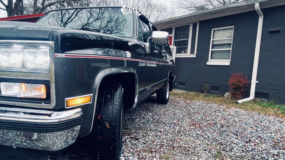 1991 Chevrolet R1500 Suburban with 17x8 0 Vision Dazzler and 27/10.5R17 ...
