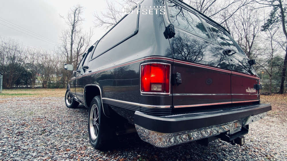 1991 Chevrolet R1500 Suburban with 17x8 0 Vision Dazzler and 27/10.5R17 ...