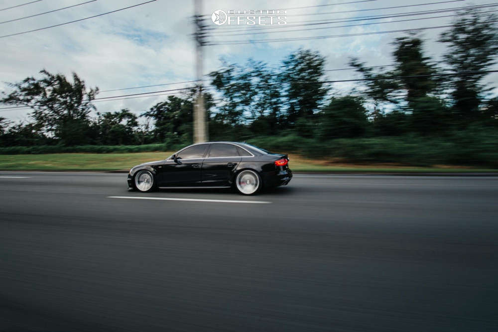 2014 Audi A4 with 20x9.5 35 MRR Hr3 and 235/35R20 Lexani Lx-nine and ...