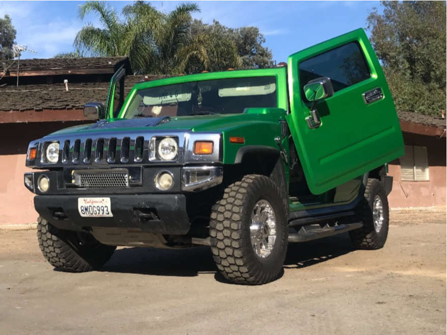 2003 Hummer H2 with 17x9 -4 DETATA Dt-140 Ounce and 35/12.5R17 Ironman ...