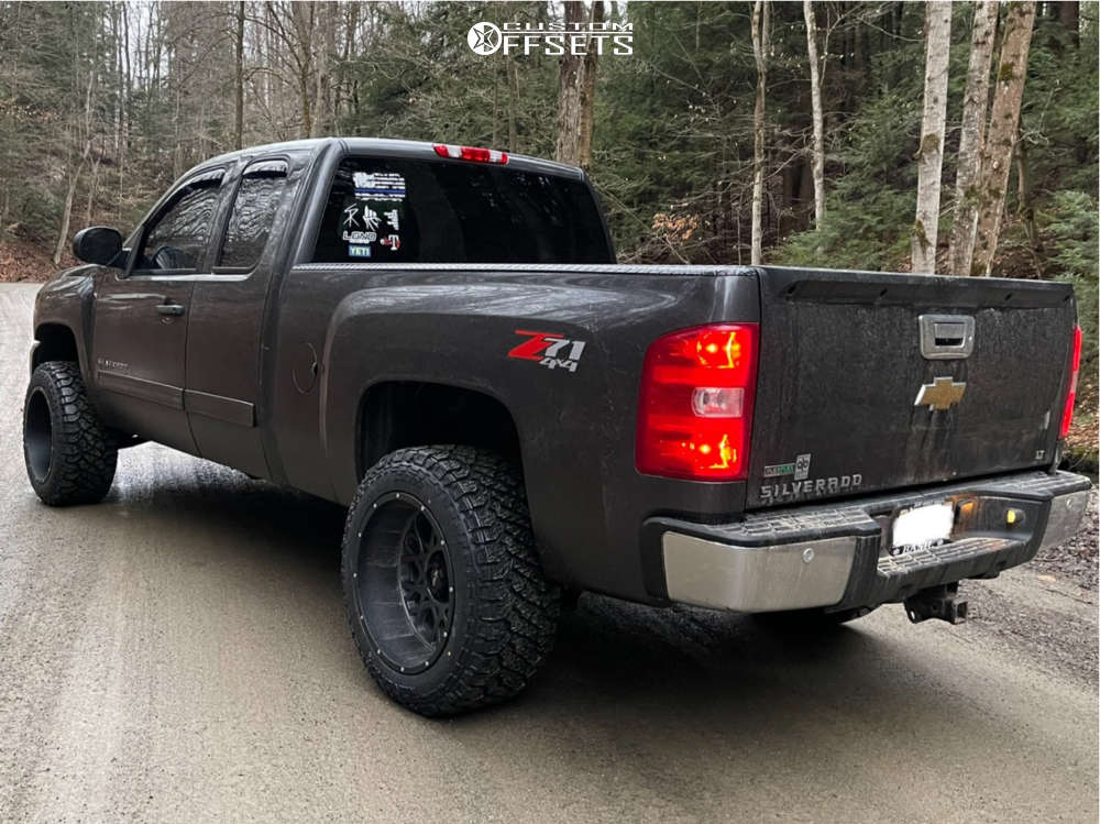 2011 Chevrolet Silverado 1500 with 20x12 -51 Vision Rocker and 33/12 ...