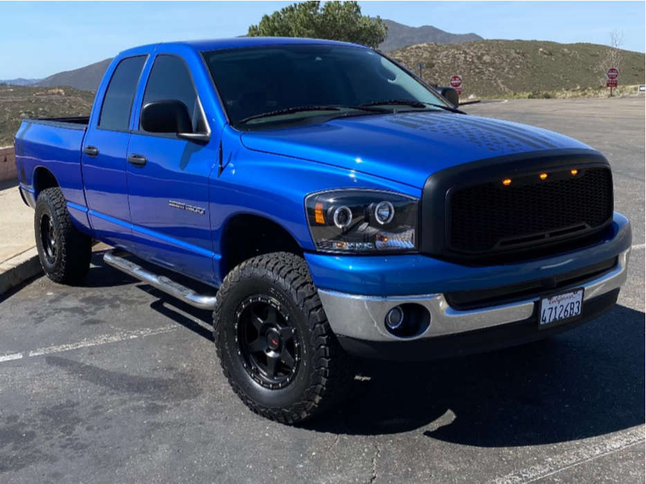 2007 Dodge Ram 1500 with 17x8.5 -6 DX4 Recon and 33/12.5R17 BFGoodrich ...