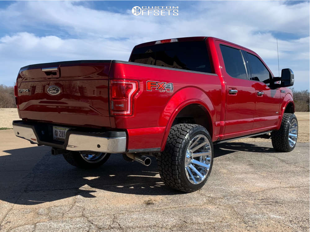 2016 Ford F-150 with 22x12 -43 Fuel Contra and 33/12.5R22 Toyo Tires ...