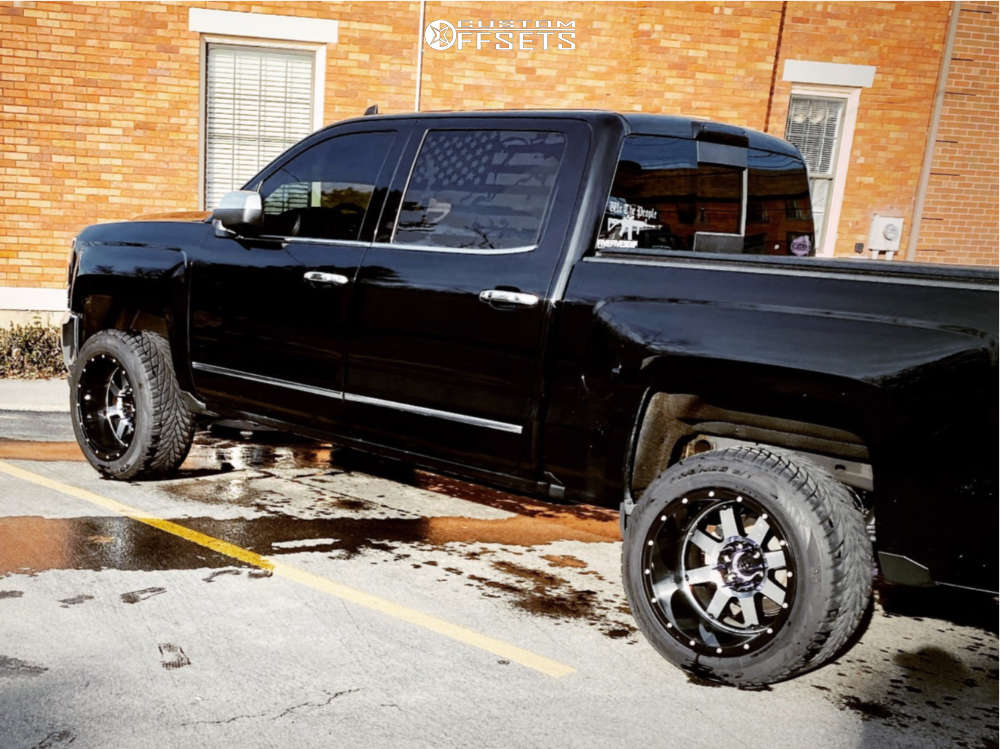 2018 Chevrolet Silverado 1500 with 20x12 -44 Gear Off-Road Big Block ...
