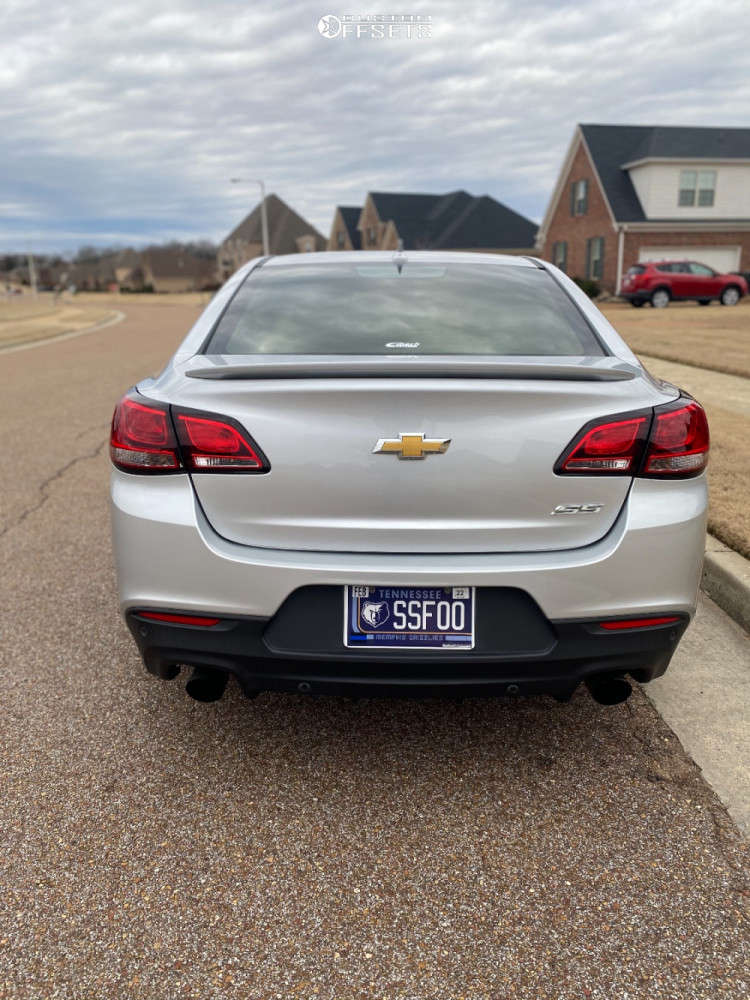 2014 Chevrolet SS with 20x9 35 Forgestar F14 and 255/35R20 Goodyear Eagle Sport All Season Rof ...