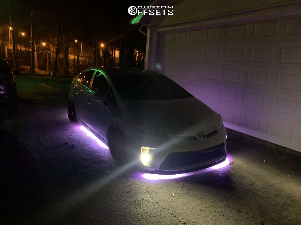 2013 Toyota Prius with 18x9.5 25 Rotiform Rse and 215/35R18 Atrezzo 868 ...