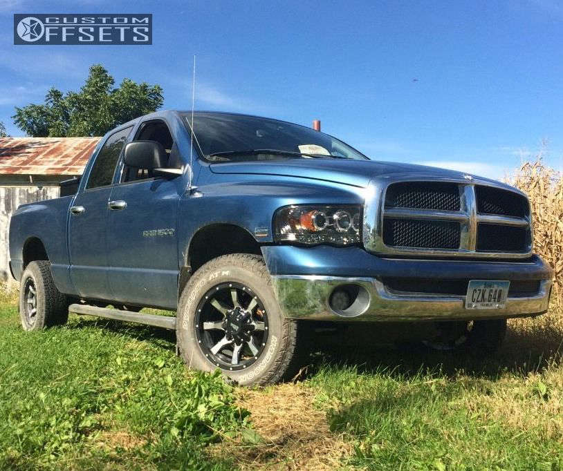 2003 Dodge Ram 1500 with 17x9 -12 Moto Metal MO970 and 265/75R17 ...