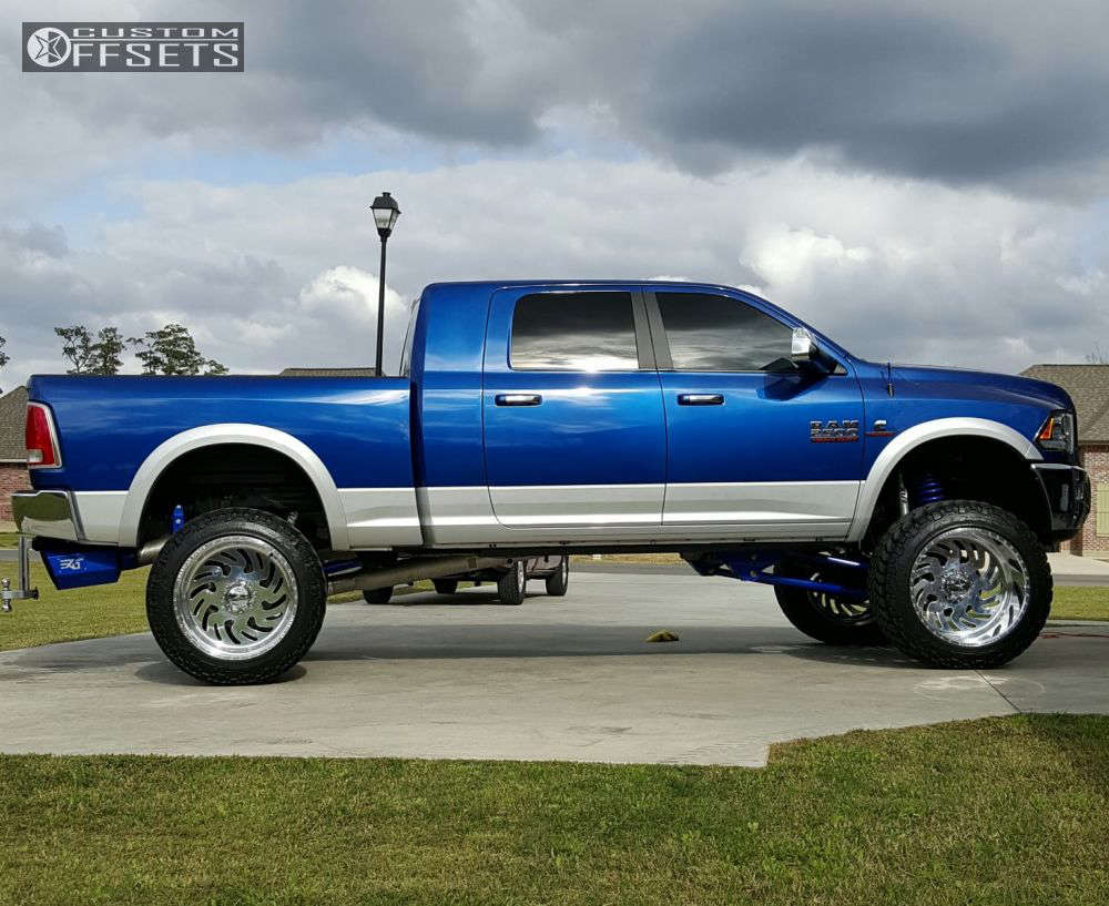2015 Ram 2500 with 24x14 -70 American Force HAVOC FP and 38/12.5R24 ...