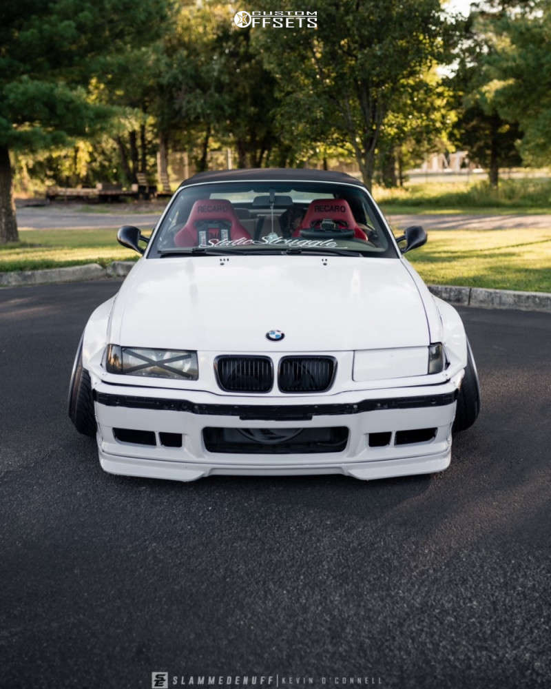 1997 BMW 328i with 18x11 -64 OZ Racing Breyton and 225/40R18 Federal ...