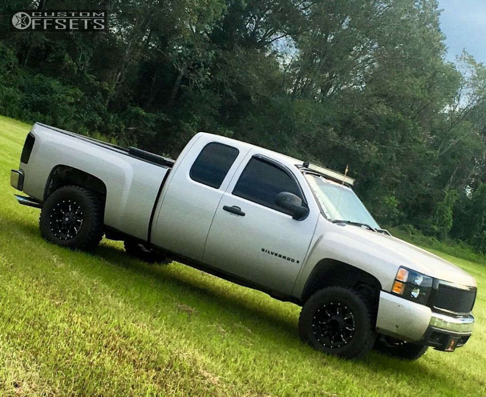 2008 Chevrolet Silverado 1500 with 17x9 -12 Ballistic Scythe and 285 ...