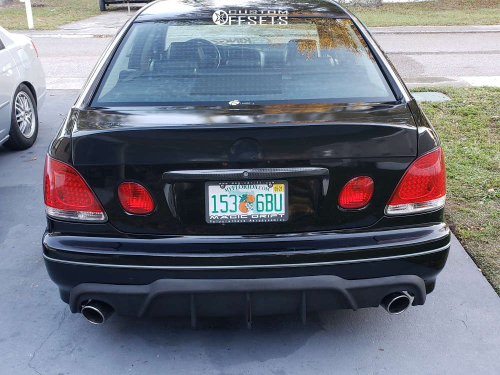 2000 Lexus GS400 with 19x8.5 22 Work Euroline and 235/35R19 Achilles ...