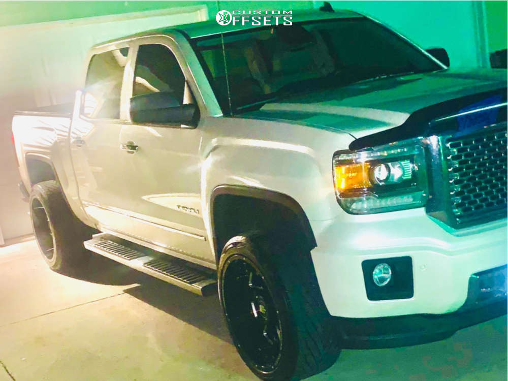 2014 GMC Sierra 1500 with 20x9 -12 American Truxx Kutz AT1902 and 33/12 ...