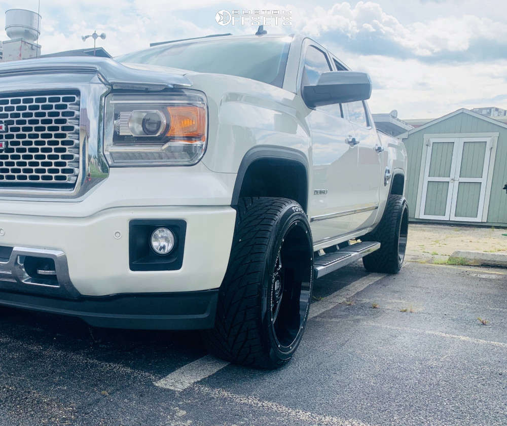 2014 GMC Sierra 1500 with 20x9 -12 American Truxx Kutz AT1902 and 33/12 ...