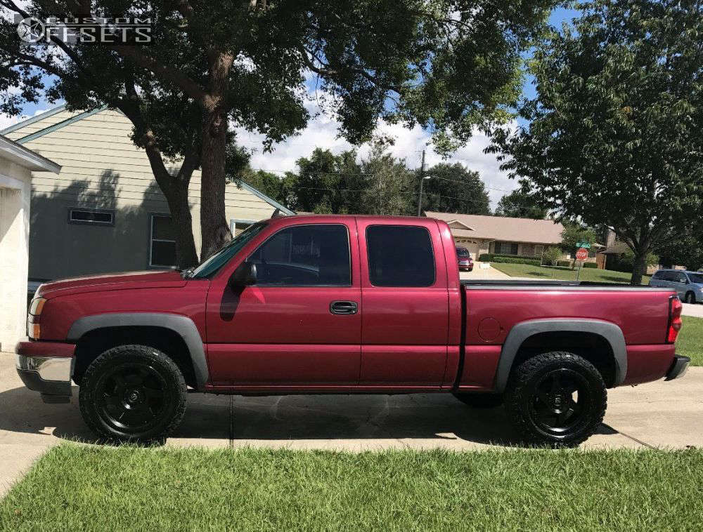 2006 Chevrolet Silverado 1500 with 20x9 1 Fuel Rotor and 285/55R20 ...