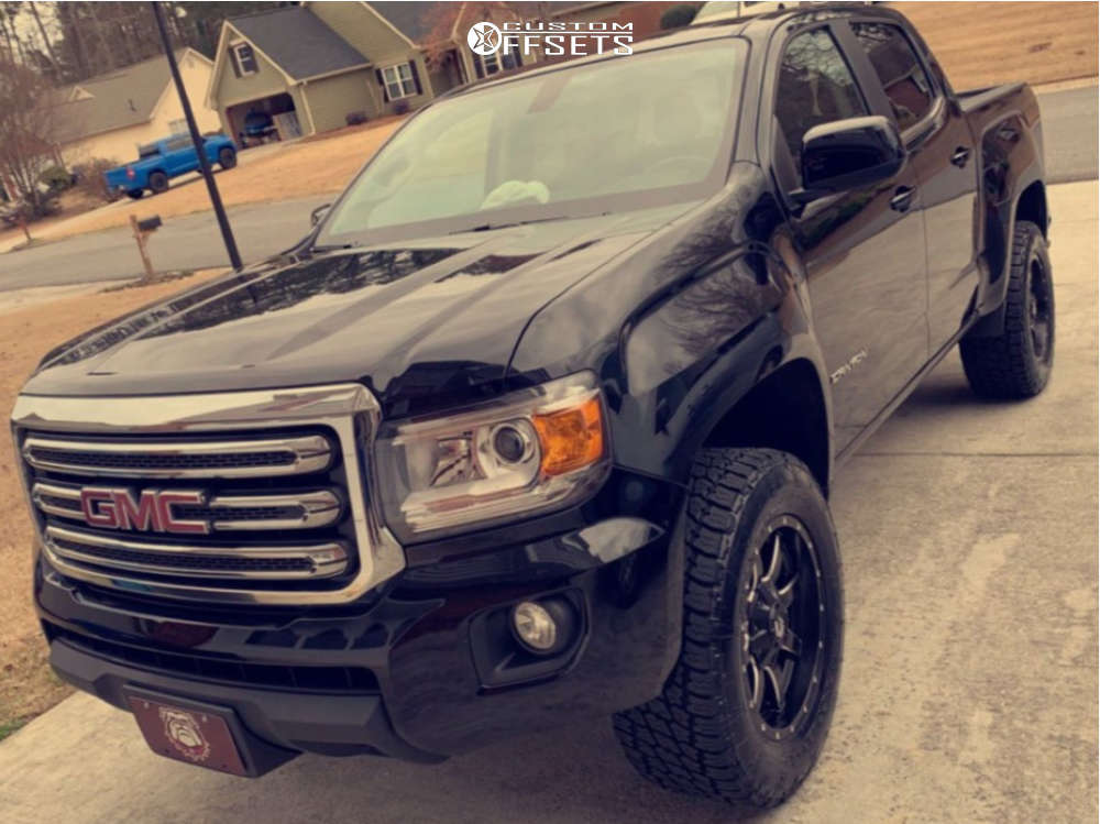 2017 GMC Canyon with 18x9 19 Fuel Maverick D538 and 285/60R18 Nitto ...
