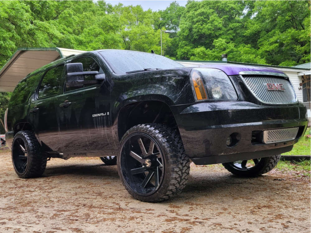 2007 GMC Yukon with 24x12 -51 ARKON OFF-ROAD Lincoln and 33/12.5R24 ...