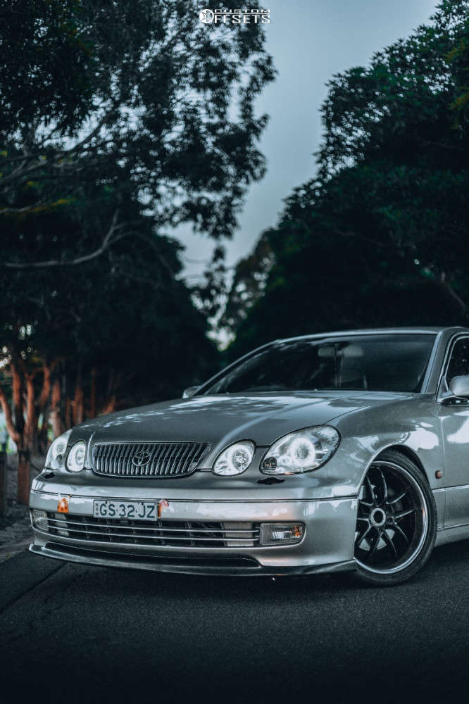 2001 Lexus GS300 with 18x8.5 20 Work Meister S2R and 235/40R18 ...