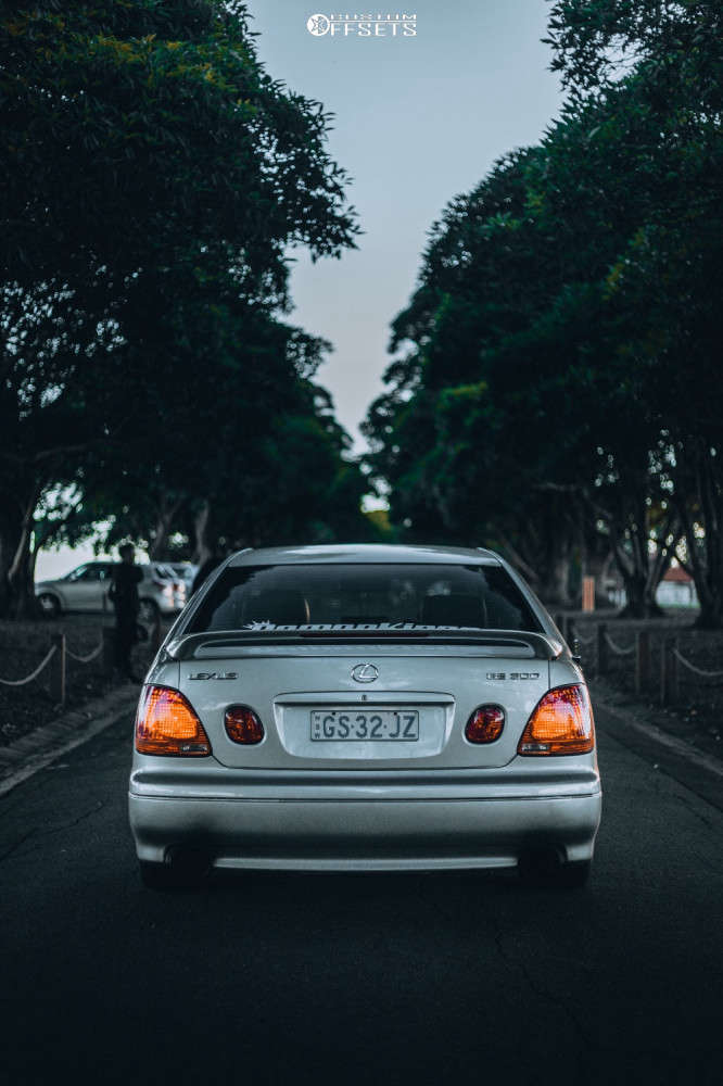 2001 Lexus GS300 with 18x8.5 20 Work Meister S2R and 235/40R18 ...