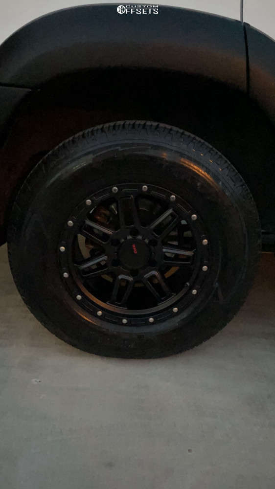 2007 Toyota Sequoia with 17x8.5 -6 DX4 Rebel and 265/70R17 Goodyear ...