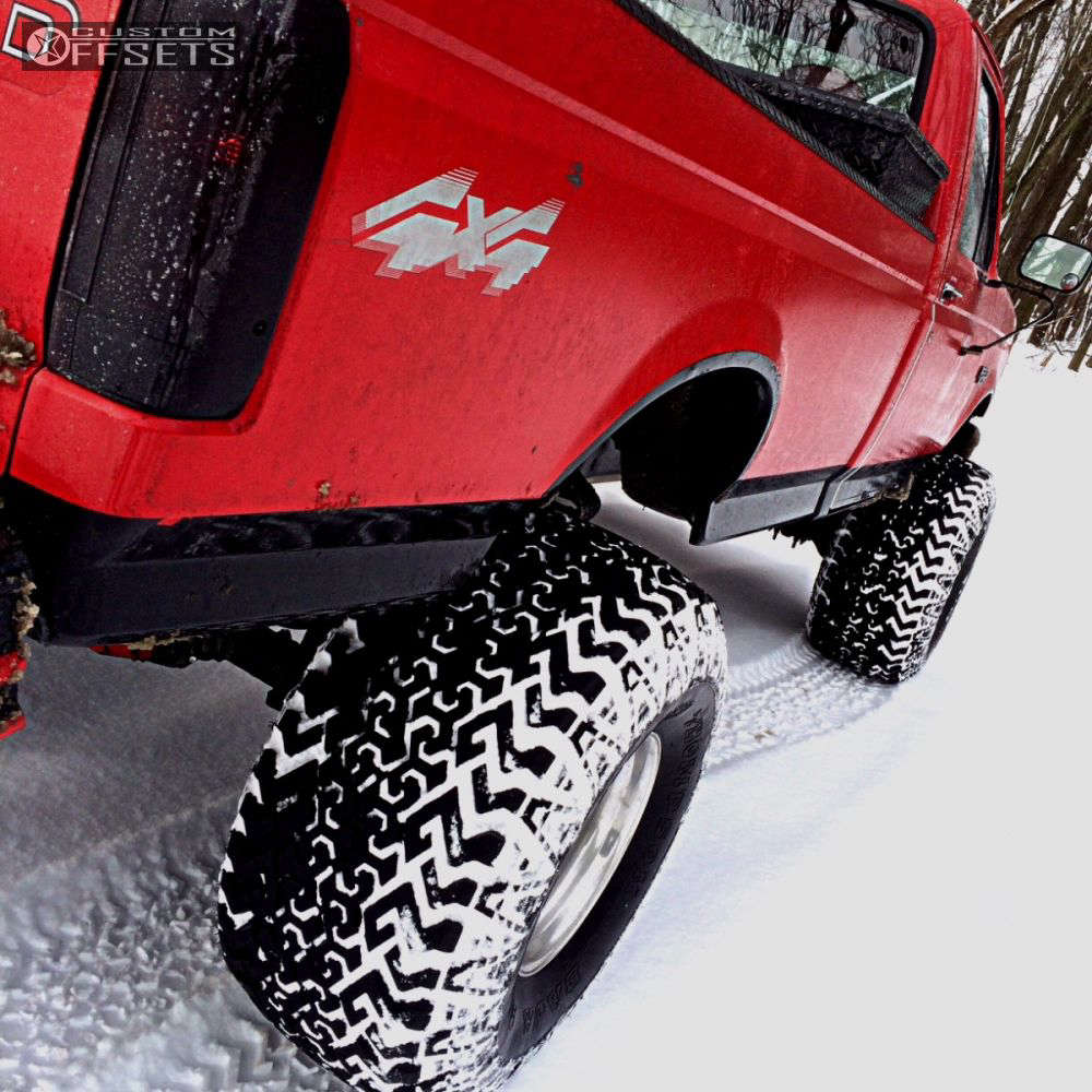 1995 Ford F-350 with 16x14 -114 Weld Racing Super Single II and 40/16 ...