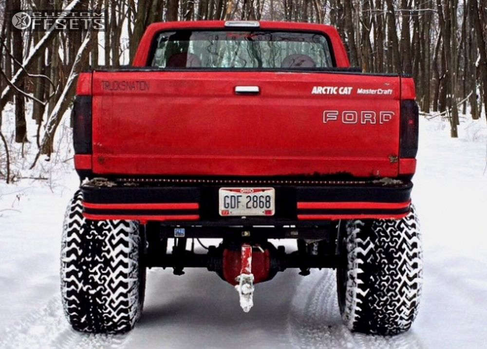 1995 Ford F-350 with 16x14 -114 Weld Racing Super Single II and 40/16 ...