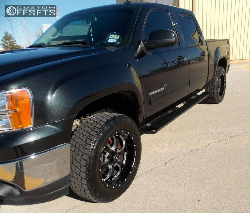 2012 GMC Sierra 1500 with 20x9 0 BMF Novakane and 275/60R20 Nitto Terra ...