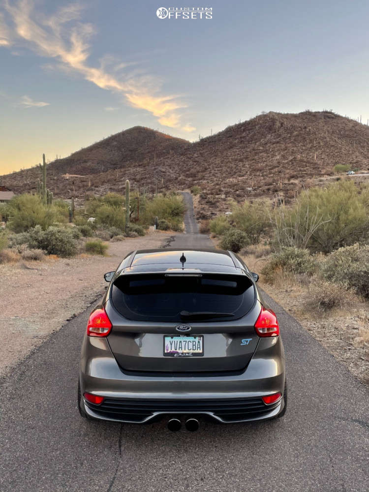 2018 Ford ST with 18x9.5 35 TSW Luco and 235/45R18 Michelin Radial and Lowering Springs | Custom ...