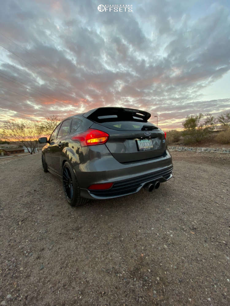 2018 Ford ST with 18x9.5 35 TSW Luco and 235/45R18 Michelin Radial and Lowering Springs | Custom ...