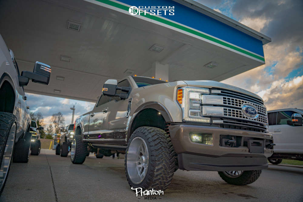 2017 Ford F-350 Super Duty with 22x12 -44 Axe Offroad Ax1.1 and 35/12 ...