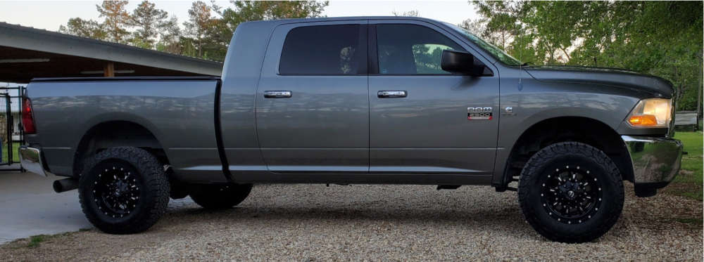 2012 Ram 2500 with 17x9 -12 Fuel Krank and 285/75R17 BFGoodrich All ...