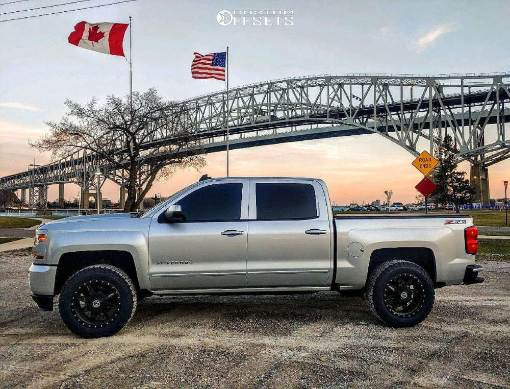 2018 Chevrolet Silverado 1500 with 20x9 0 Anthem Off-Road Rogue and 275 ...