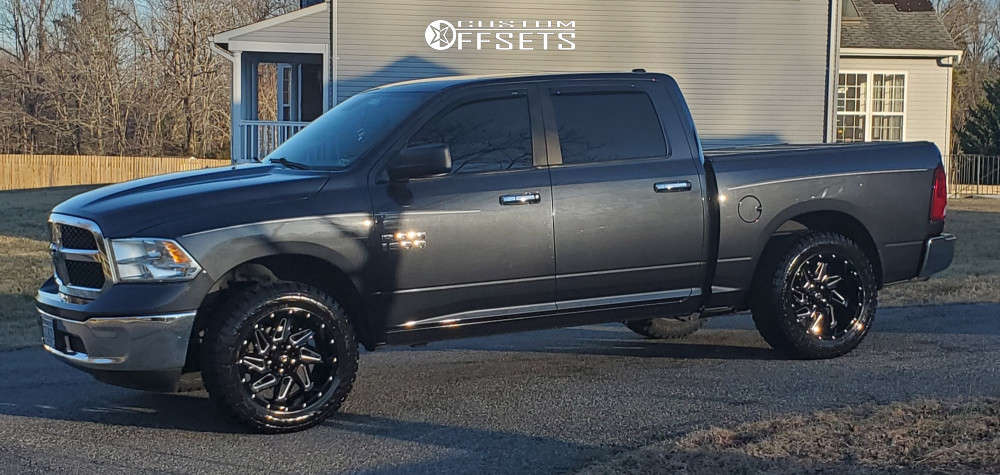 2013 Ram 1500 with 20x10 -25 Vision Spyder and 33/12.5R20 Federal ...