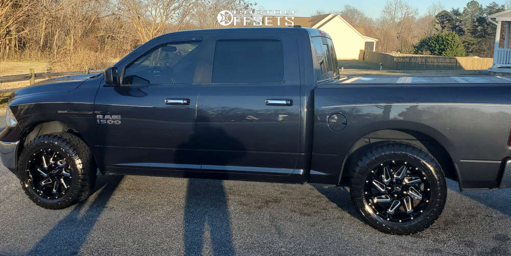 2013 Ram 1500 with 20x10 -25 Vision Spyder and 33/12.5R20 Federal ...