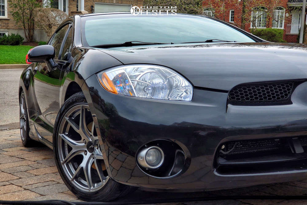 2006 Mitsubishi Eclipse with 18x8 30 Fast Wheels Fc04 and 225/45R18 ...
