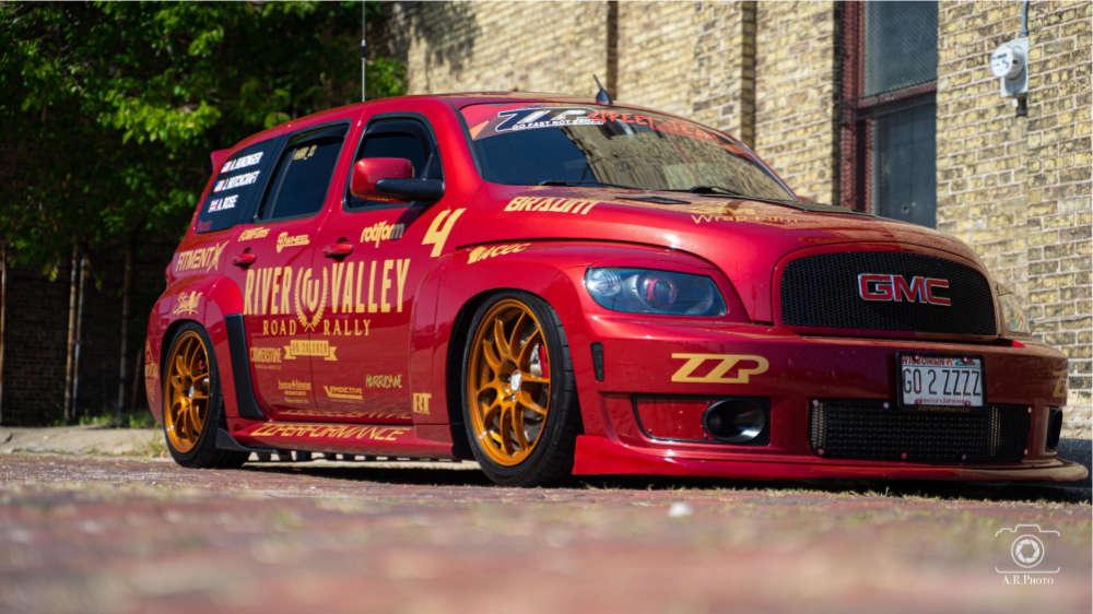 2010 Chevrolet HHR with 18x8 40 Enkei PF01 and 225/45R18 Dunlop Direzza ...