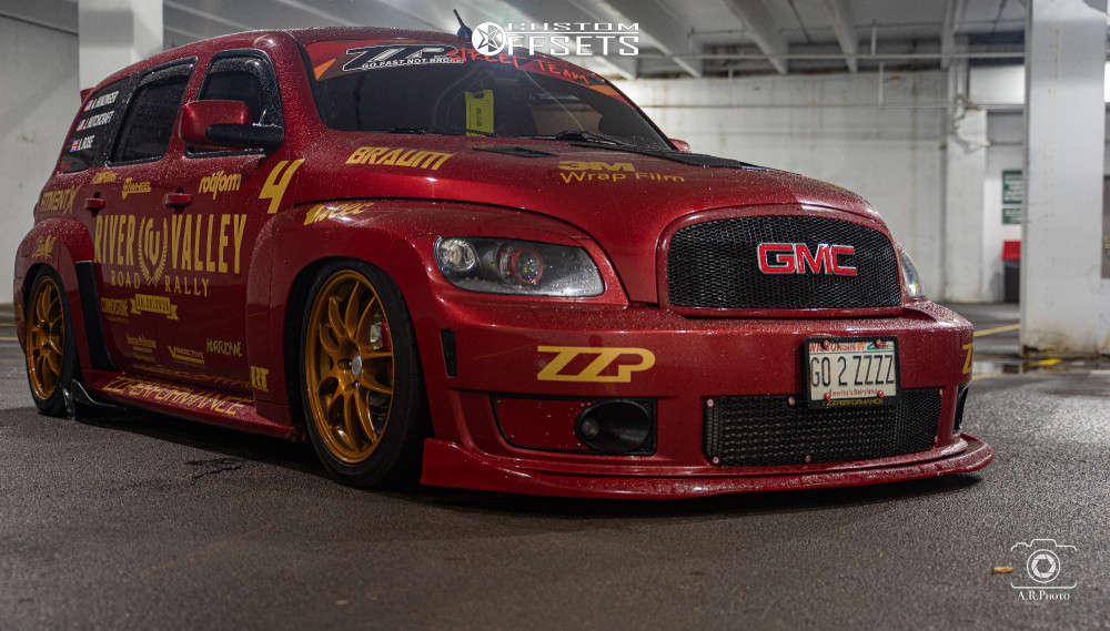 2010 Chevrolet HHR with 18x8 40 Enkei PF01 and 225/45R18 Dunlop Direzza ...