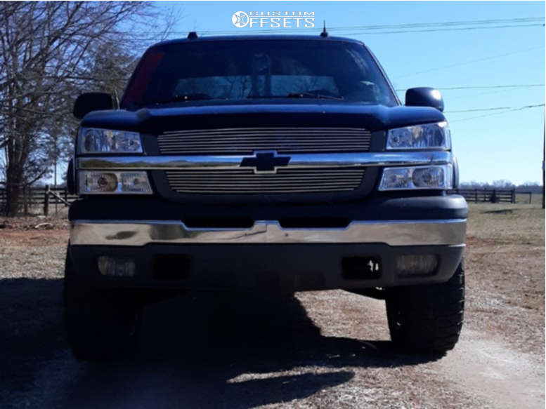 2004 Chevrolet Silverado 1500 with 20x12 -44 Dropstars 654v and 33/12 ...