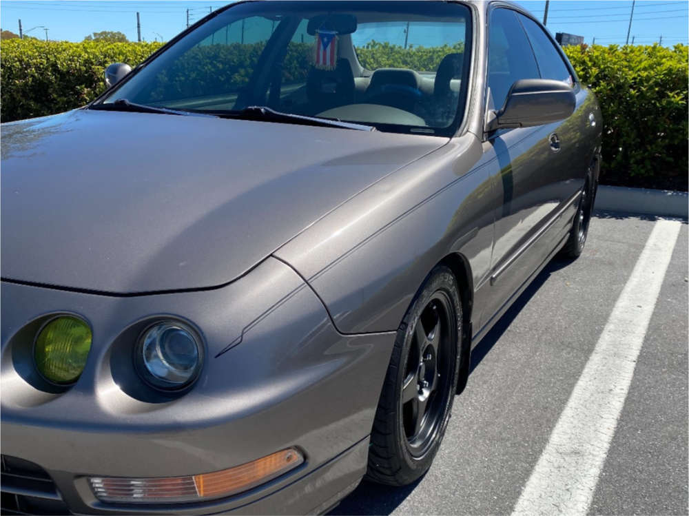 1996 Acura Integra with 15x6.5 35 AVID1 AV8 and 195/50R15 Federal SS595 ...