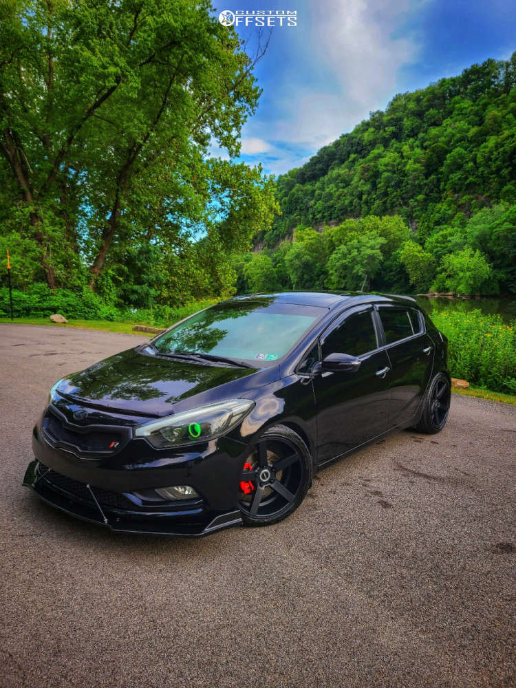 2016 Kia Forte5 with 18x8 40 Strada Perfetto and 225/40R18 Achilles Atr ...
