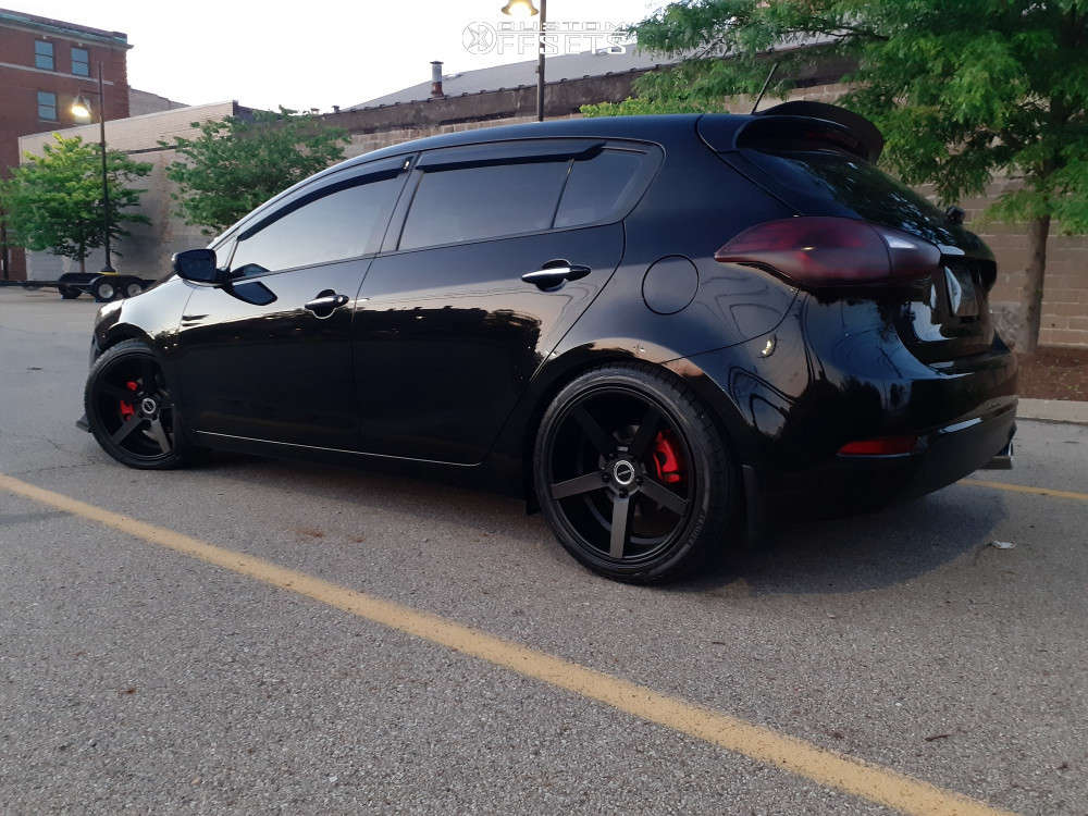 2016 Kia Forte5 with 18x8 40 Strada Perfetto and 225/40R18 Achilles Atr ...