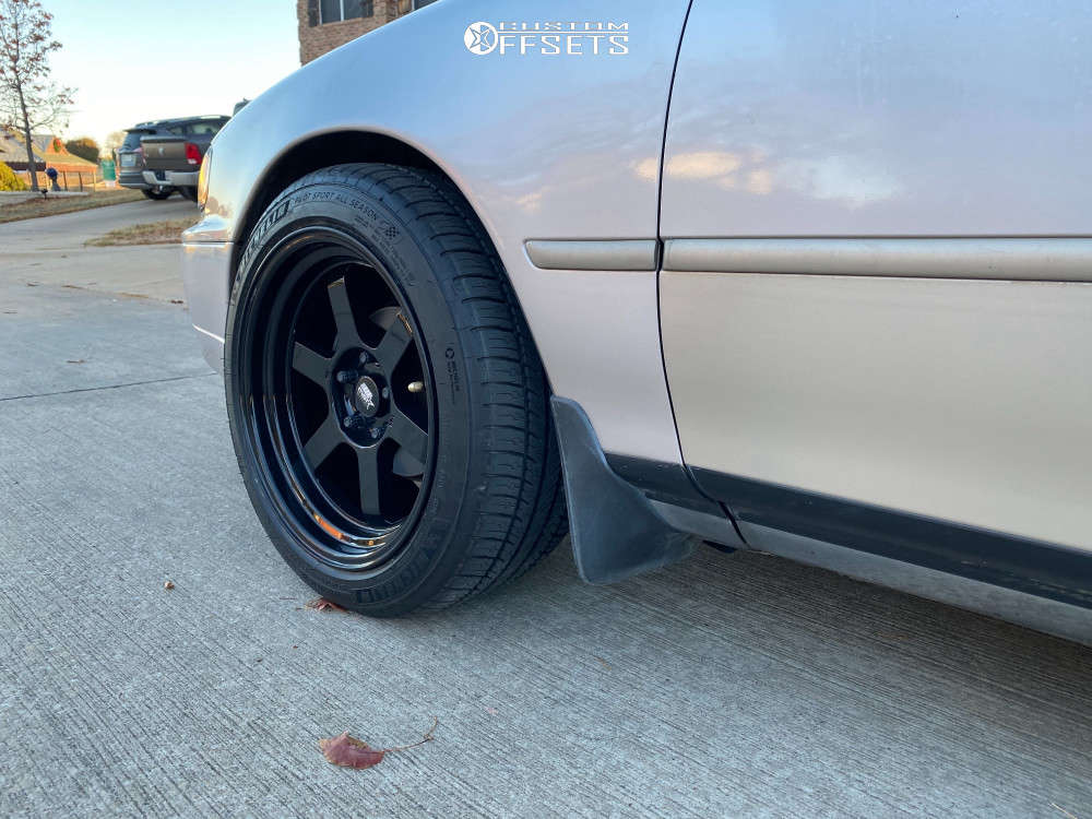 1996 Toyota Camry with 17x9 20 MST Time Attack and 235/45R17 Michelin ...