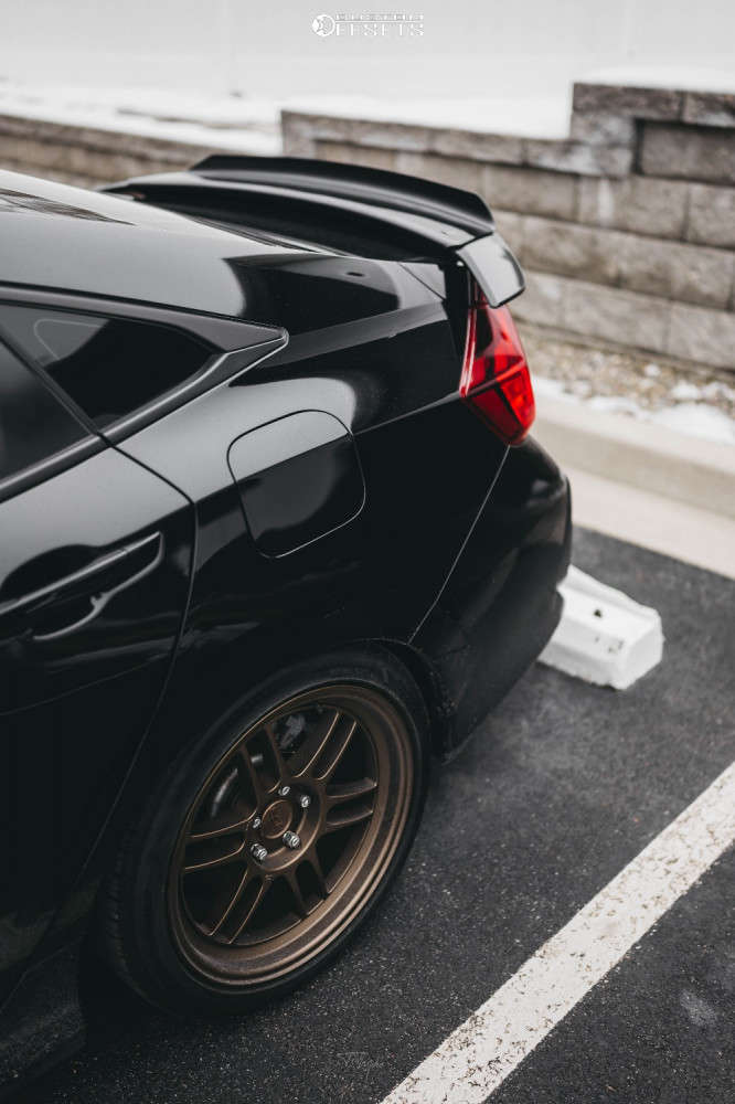 2020 Honda Civic with 18x8.5 30 ESR Sr11 and 235/45R18 Continental ...