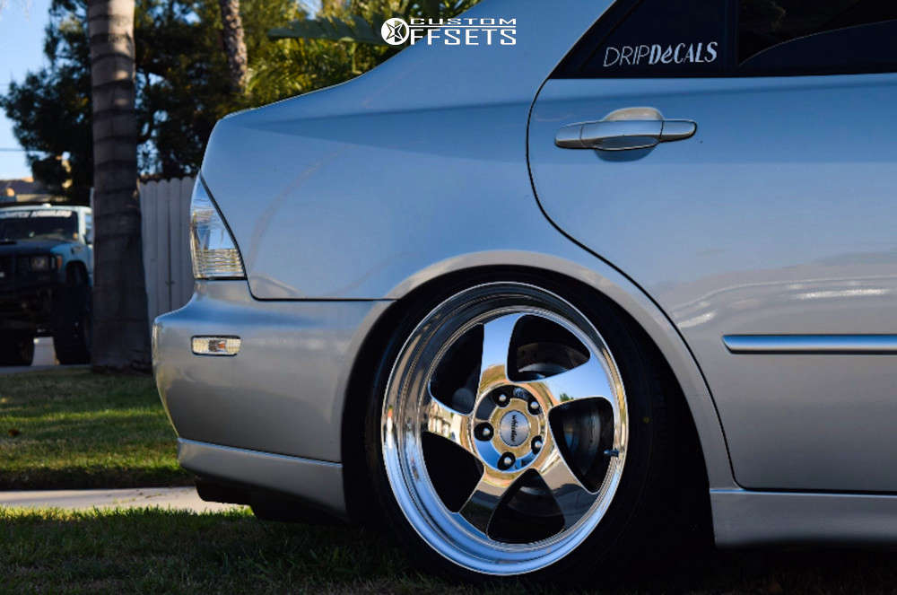 2002 Lexus IS300 with 18x8.5 30 Whistler Kr1 and 215/40R18 Westlake ...