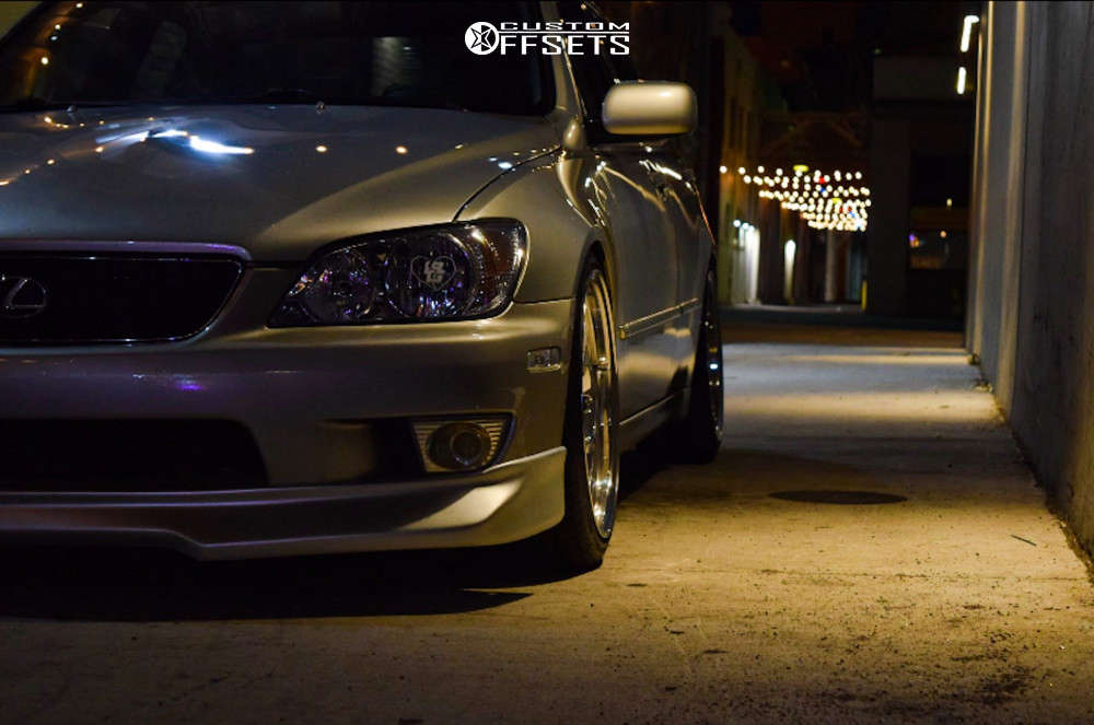 2002 Lexus IS300 with 18x8.5 30 Whistler Kr1 and 215/40R18 Westlake ...